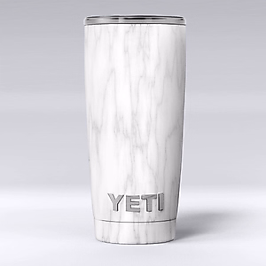 Design Skinz Slate Marble Surface V61 - Skin Decal Vinyl Wrap Kit Compatible with The Yeti Rambler Cooler Tumbler Cups
