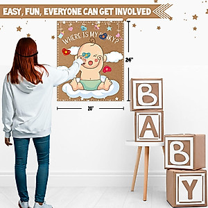 Kraft Baby Shower Games, Baby Shower Games Boy Girl, 12 Baby Shower Games for 50 Guests, Funny Hilarious Coed Gender Neutral Baby Shower Decorations