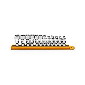 GEARWRENCH 12 Pc. 1/4" Drive 6 Pt. Flex Socket Set, Metric - 80311