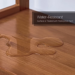 MoNiBloom 6-Tier Adjustable Bookshelf Bookcase, Multifunction Free-Standing Storage Shelf Narrow Plant Flower Stand for Living Room Kitchen Home, Brown