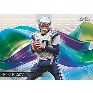 2024 Topps Chrome Football 7-Pack Trading Card Blaster Box (1 Prism Refractor Per Box)