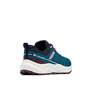 Columbia Women's Plateau Hiking Shoe, Deep Water/ICY Morn, 10