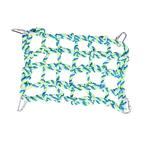 balacoo 2pcs Toys for Hamsters Hamster Toys Small Animal Activity Toy Rat Climbing Rope Net Rat Toys for Pet Rats Ferret Hammock Parrot Toys Parrot Climbing Net to Climb The Swing Ferrets