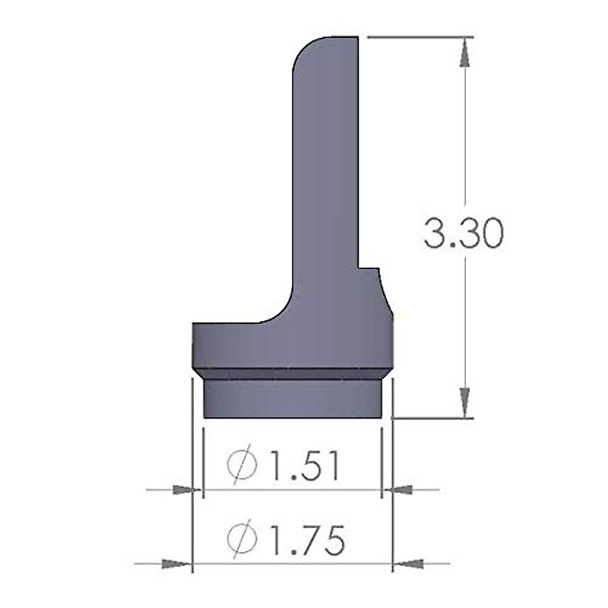 Barnes 4WD Polaris RZR 900 ROLL CAGE Adapter Bung KIT 1-3/4" X .120" Wall