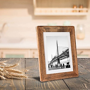 Fzyonghe 11x14 Picture Frame Display Pictures with Mat 8.5x11 or 11x14 Without Mat,Vertical or Horizontal for Wall or Tabletop Display