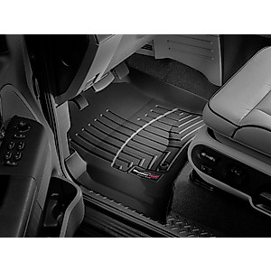 WeatherTech Custom Fit FloorLiners for Ford F-150-1st Row (440051), Black