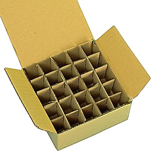 EST. LEE DISPLAY L D 1902 Cardboard Boxes & Organizers for C-9 C-7 Replacement Light Bulbs Empty Storage Box with Dividers Pack of 5 (C9 Light Bulb Box)