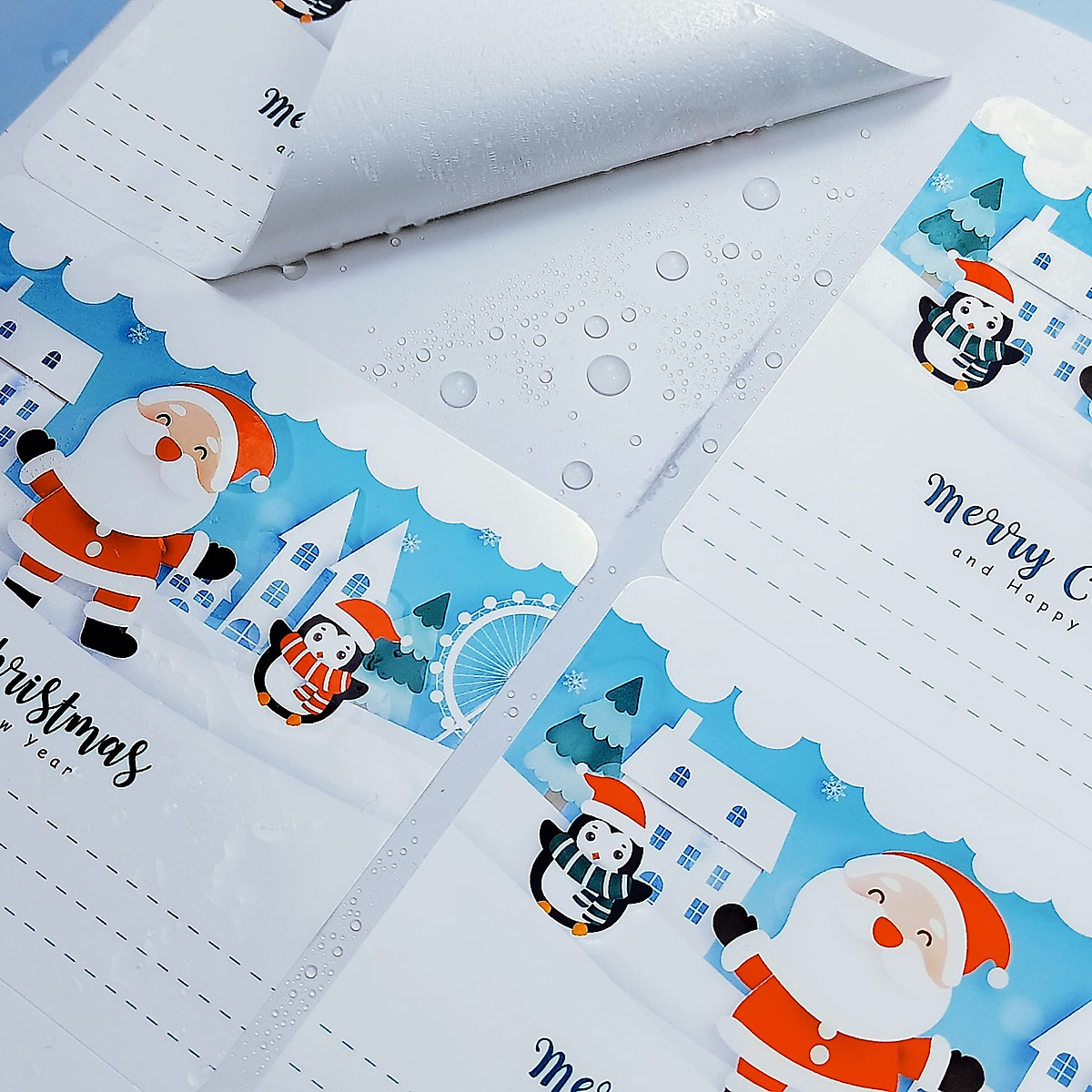 4 x 3-1/3 inch Glossy White Waterproof Wine Bottle Labels, 120 Labels Printable Blank Rectangle Labels,Oil-Resistant Rectangle Vinyl Wine Labels for Inkjet/Laser Printer