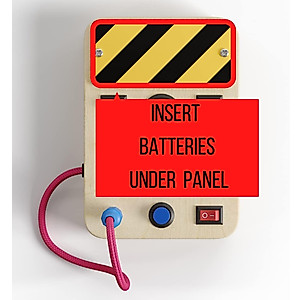 Montessori Busy Board for Toddlers - Wooden Sensory Toys for Toddlers - Toys For Autistic Children with LED Light Up Buttons Pluggable Wires Baby Gifts - Educational Learning Fidget Toy By Montotoys