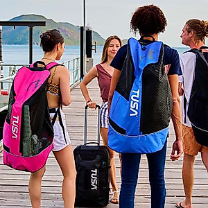 TUSA BA-0103 Mesh Backpack, Black