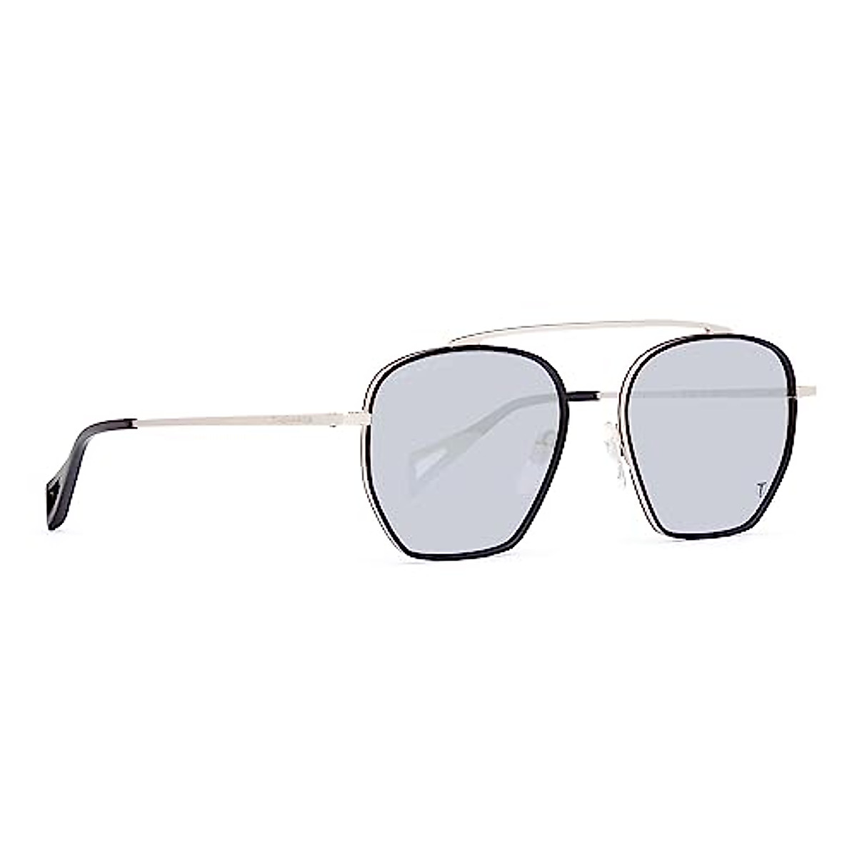 T-Charge – Geometric Polarized Sunglasses – Dark Glasses for Men, Nylon Lenses, Lightweight, Versatile Use, Lens for Sun Protection, Elegant & Sophisticated, Modern Design