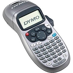 DYMO Label Maker, LetraTag 100H Silver Handheld Label Maker & LT Label Tapes, Easy-to-Use, Great for Home & Office Organization