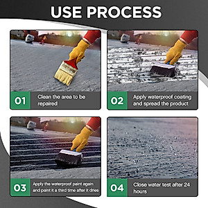 Tondiamo 4 Inch x 98 Foot Textile Fiberglass Waterproofing Roof Tape Anti Fracture Membrane Fabric Sheet Reinforcing Mesh Fabric Liquid Drywall Tape Waterproofing Membrane for Shower Walls and Tiles