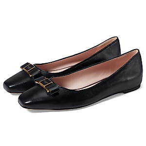 kate spade new york Women's Bowdie Ballet Flat, Black, 7.5