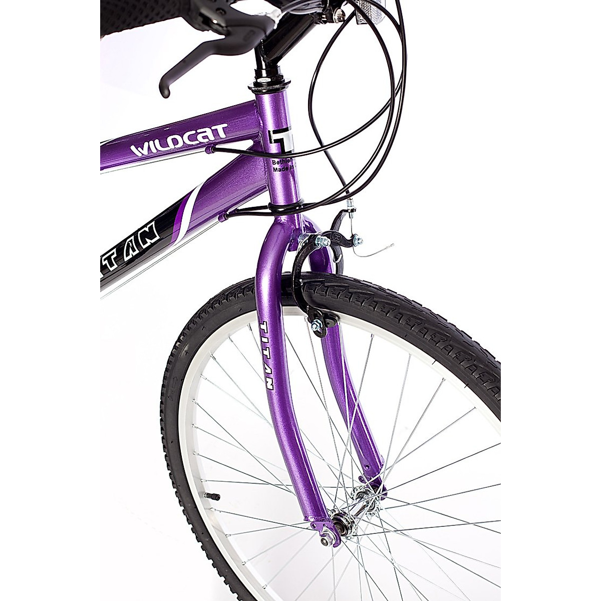 Titan Wildcat Ladies Mountain Bike (Purple/Black, 26-inch)