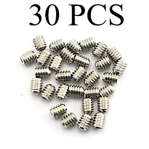 Pro Bamboo Kitchen 30pcs Socket Set Screws Stainless Steel American Standard Machine Headless Screw 8-32 x 3/16"