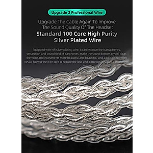 KZ ZST X in-Ear Monitors, Upgraded Dynamic Hybrid Dual Driver ZSTX Earphones, HiFi Stereo IEM Wired Earbuds/Headphones with Detachable Cable for Musician Audiophile (Without Mic, Black)