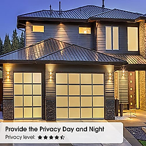 bofeifs Window Privacy Film Frosted Glass Window Film Non-Adhesive Static Cling UV Blocking Window Sticker Reusable Window Covering Film for Bathroom Office Meeting Room Home 11.8" x 78.7"(30x200cm)