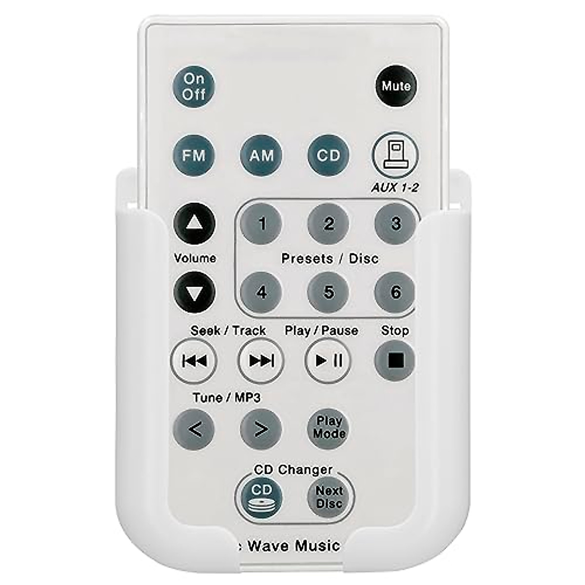 Replacement Remote Control for Bose AWR1R2 AWR1R3 AWR1W3 AWR113 AWR131 AWR1W2 Wave Radio Audio System