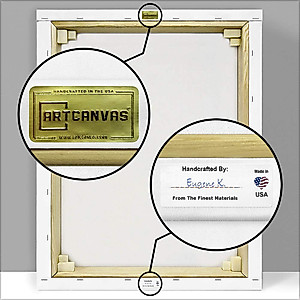 ARTCANVAS Typus Orbis Terrarum 1587 Canvas Art Print Stretched Framed Painting Picture Poster Giclee Wall Decor by Abraham Ortelius - 26" x 18" (0.75" Deep)