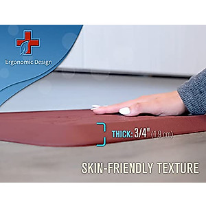 nbstep Anti Fatigue Mats for Kitchen Floor – 3/4 Inch Thick Comfort Kitchen Mat, Standing Desk Mat – Cushioned Memory Foam at Kitchen House Sink Office – Non Slip, Waterproof – Medium 17" x 39" Red