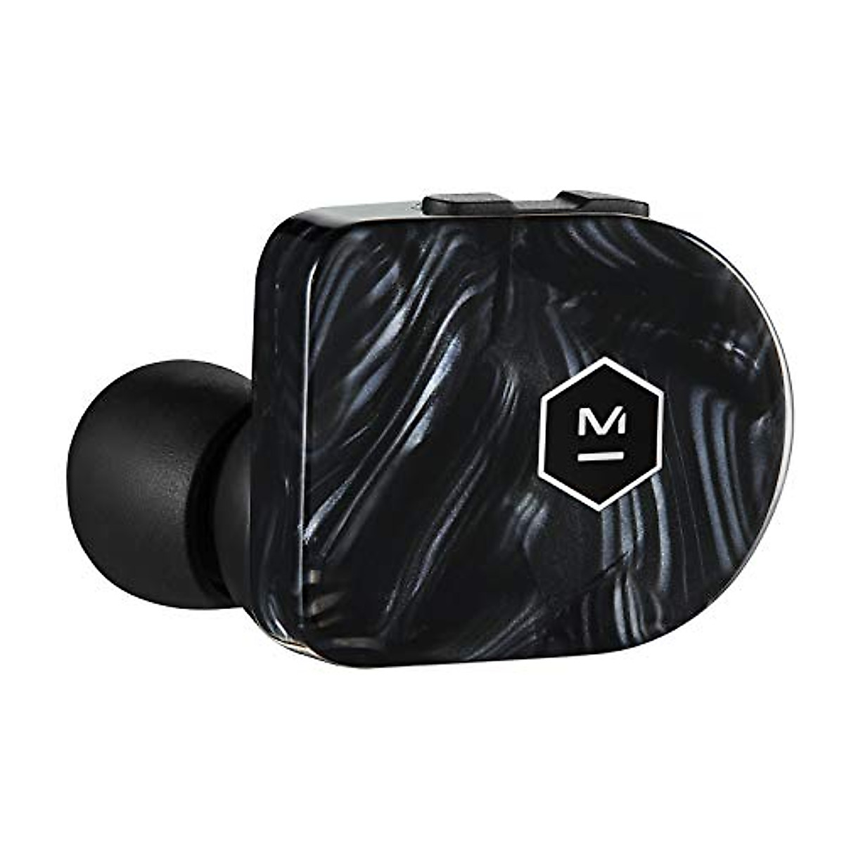 MASTER & DYNAMIC MW07 Plus True Wireless Earphones - Noise Cancelling with Mic Bluetooth, Lightweight in-Ear Headphones - Black Quartz