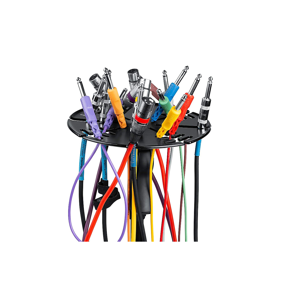 Gator Frameworks Microphone Stand Cable Hanger & Organizer; Prevents Cables from Over-Coiling or Kinking (GFW-CABLEHNGRTRAY)