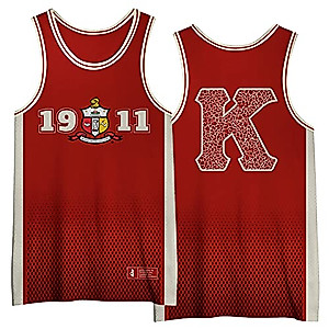 BBGreek Kappa Alpha Psi Fraternity Paraphernalia - Nupe - Athletic Basketball Jersey - Official Vendor - Lightweight - Big K X-Large