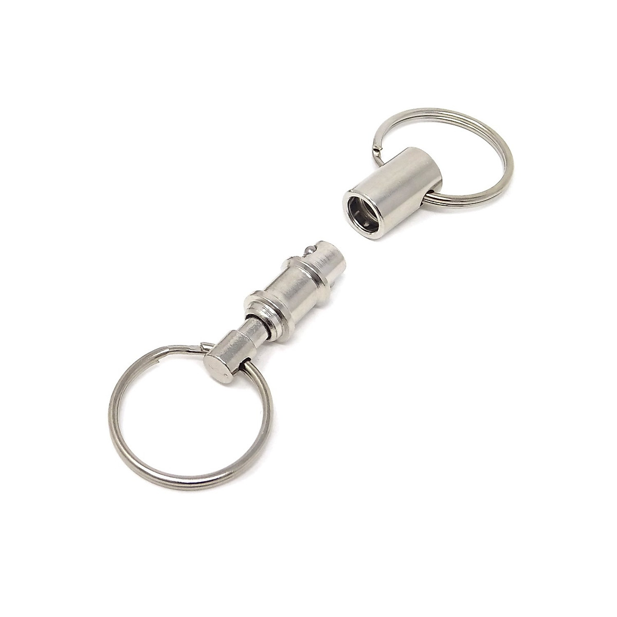 Honbay 10PCS Detachable Pull Apart Key Rings Keychains Heavy Duty Dual Key Ring Snap Lock Holder