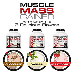 Labrada Nutrition Muscle Mass Gainer, Vanilla, 6 Pound (Packaging may Vary)
