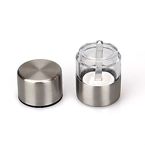 Generic Small Portable and Labor-saving Manual Stainless Steel Ceramic High-grade Sea Salt Pepper Spice Grinding Core Grinder Indoor and Outdoor Kitchen Camping Party