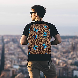 Leopard Cheetah Backpack, Travel Rucksack Lightweight School Bookbag Daypack for Adults Teen Students Boys Girls