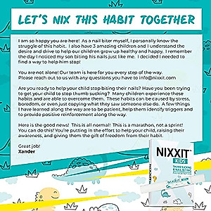 NIXXIT Nail Biting Treatment for Kids - Stop Thumb Sucking for Kids, Toddlers, Children - No Bite Nail Polish Pen - Non Glossy - Bitter Taste - Safe & Effective Solution