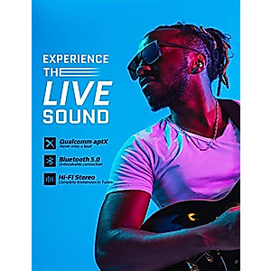 Wireless Earbuds, Cystereo Glare Bluetooth 5.0 Earbuds, 4 Mics Noise Cancelling for Clear Call, IPX7 Waterproof, Touch Control, aptX Deep Bass Earbuds with USB C Charging Case for Sports, Work