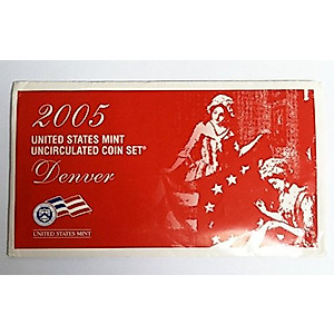2005 P & D Mint Set in Original U.S. Government Packaging 22-Coins