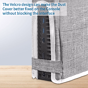 PS5 Dust Cover for Playstation 5 Console Disc Edition & Digital Edition Waterproof and Dust Protector