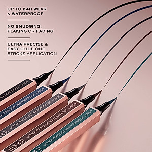 Lancôme Idôle Liner Waterproof Liquid Eyeliner - Ultra-Precise & Luminous Pigments - Flake, Fade & Smudge-Proof - Blue