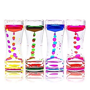 Super Z Outlet Liquid Motion Bubbler for Sensory Play, Fidget Toy, Children Activity, Desk Top, Assorted Colors (1 Piece)
