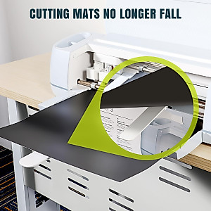 Lenink Extension Tray Compatible with Cricut Maker, Extension Support compatible with Cricut Maker and Cricut Maker 3-Cutting Machine Accessories for 30.5cm (12" x 12") Cutting Mat (to hold large mat)