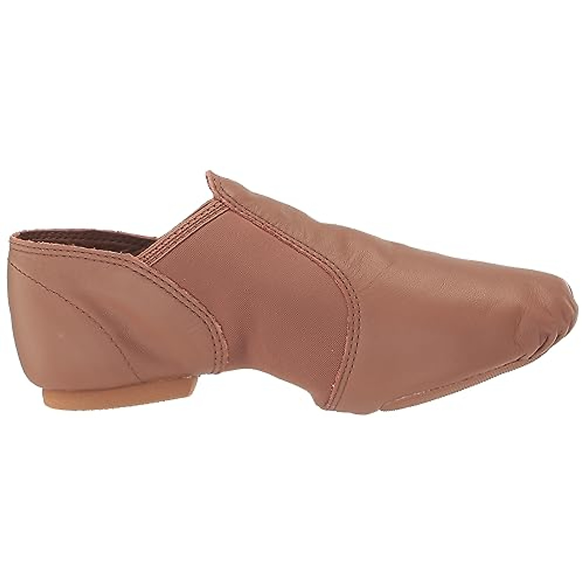 Capezio Women's E Series Jazz Slip-on Shoe, Skintone 60, 8