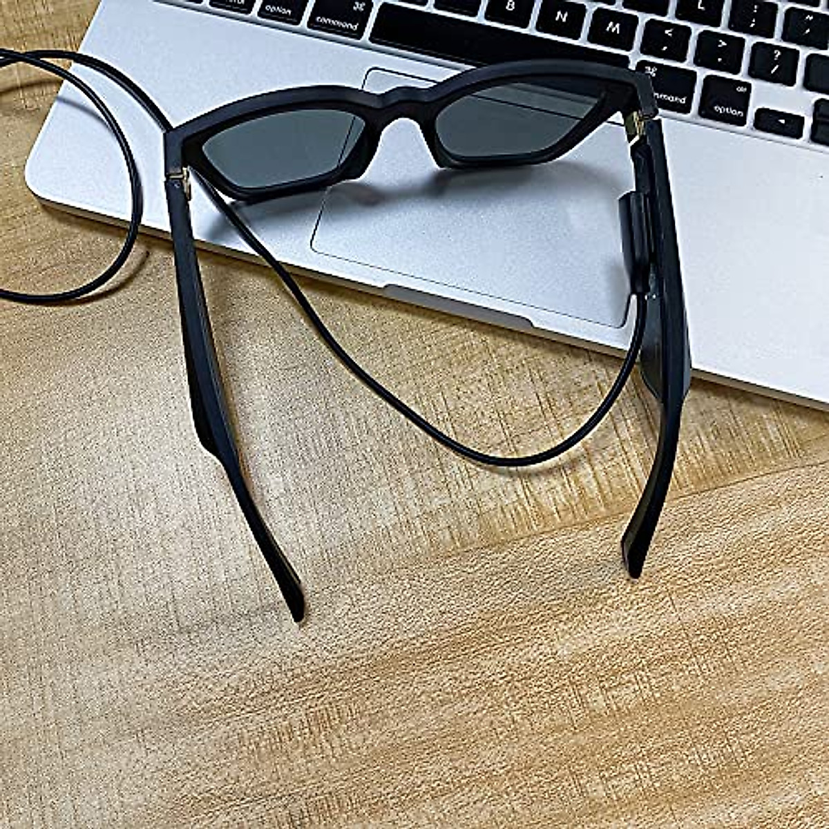 Chofit Compatible with Bose Frames Rondo/Soprano/Tenor Charger, Replacement Magnetic Charging Dock Cable for Bose Frames Alto S/M M/L Accessories (Black-1pack)