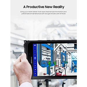 Samsung Galaxy Tab Active2 Water-Resistant 8” Rugged Tablet | 32GB & WiFi | with HD Camera and Biometric Security (SM-T390NZKEXAR), Black (Renewed)