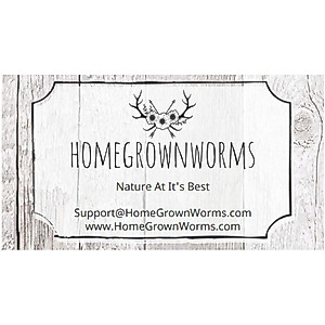HomeGrownWorms - 24ct European Nightcrawlers - Plus Free Live Bait Container! - Guaranteed Live Delivery (2"- 4") Night Crawlers - Great Fishing Bait, Predatory Pet Food and Garden Worms!