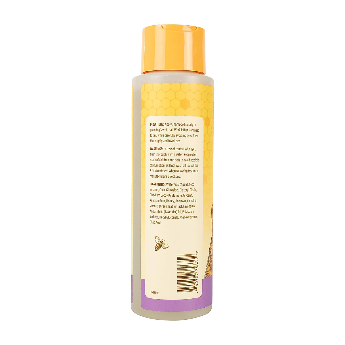 Burt's Bees for Pets Natural Calming Dog Shampoo with Lavender and Green Tea | Cleansing Lavender Dog Shampoo | Cruelty Free, Sulfate & Paraben Free, pH Balanced for Dogs - Made in USA, 16 oz