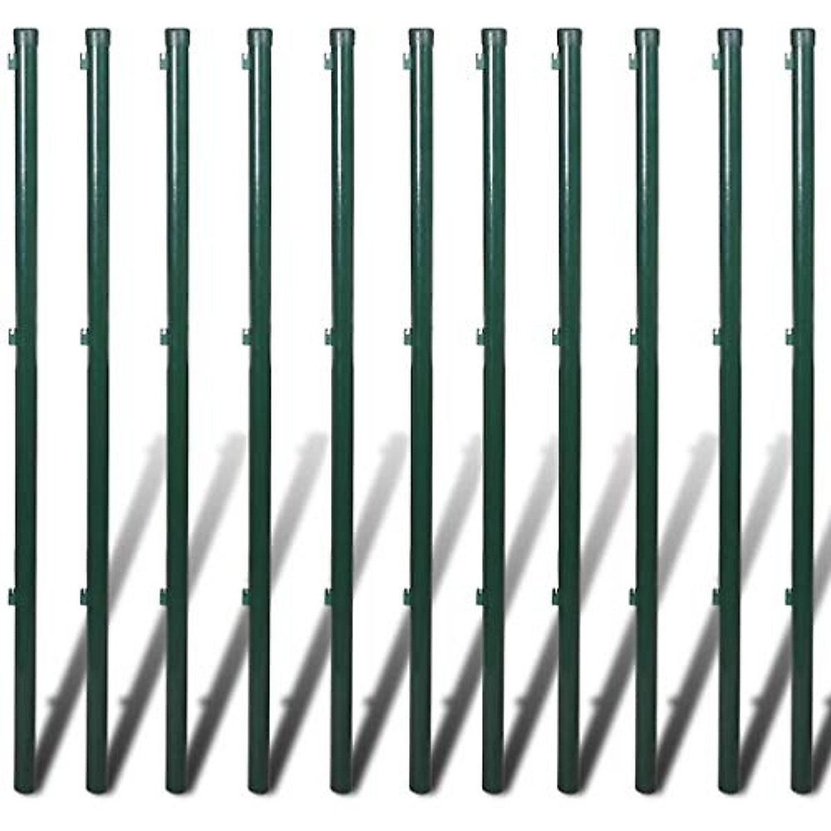 Chain Link Fence with Posts Spike Steel,Safety Fence Garden,Fence Garden Netting Chain Link Fence with Posts Steel Outdoor Residential Fencing for Yard Garden Farm 3'3"x82'