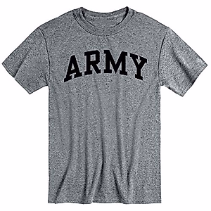Barnesmith US Military Academy (Army) USMA Black Knights Short Sleeve Adult Unisex T-Shirt, Classic, Charcoal Grey, Medium