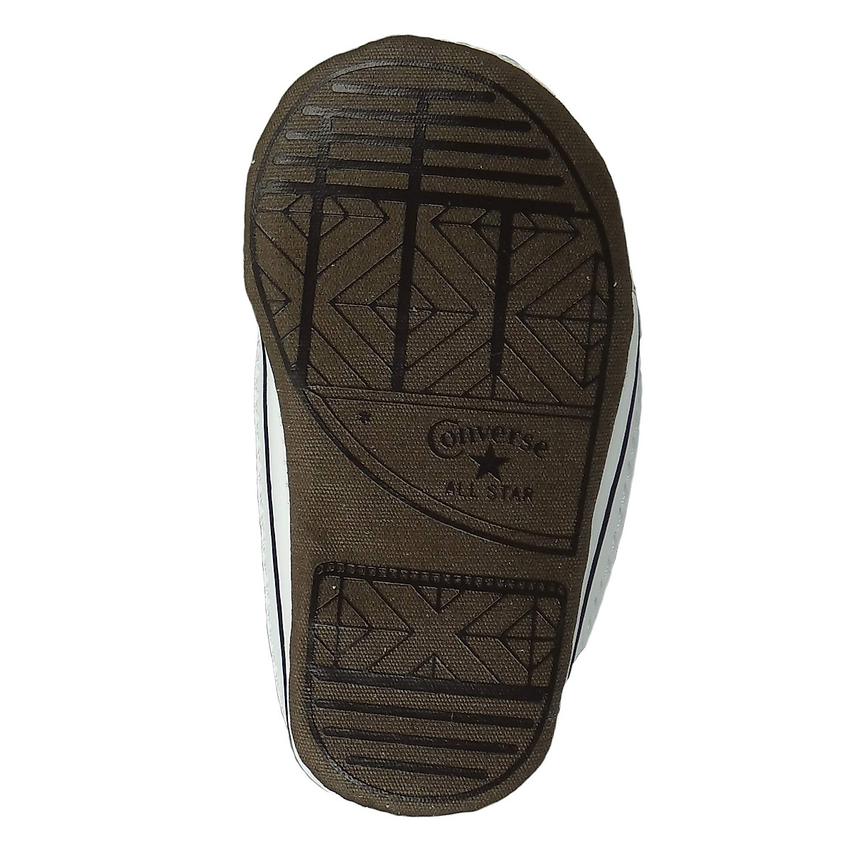 Converse Baby-Boy's Chuck Taylor All Star Cribster Canvas Color Sneaker, White/Natural Ivory/White, 2 M US Infant