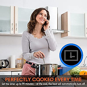 Induction Cooktop 30 Inch, Electric Cooktop 4 Burners, Drop-in Induction Cooker Ceramic Glass Induction Burner With Timer, Child Lock, 9 Heating Level and Sensor Touch Control, ETL & FCC Certified
