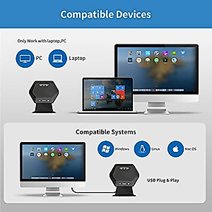 NETUM Desktop QR Barcode Scanner Omnidirectional, Hands-Free Automatic 2D 1D Bar Code Reader Platform Scan PDF417 on ID Card, Driver's License for Supermarket Library Retail Store NT-7060