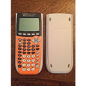 TEXAS INSTRUMENTS TI-84 Plus Silver Edition Graphing Calculator (Orange)
